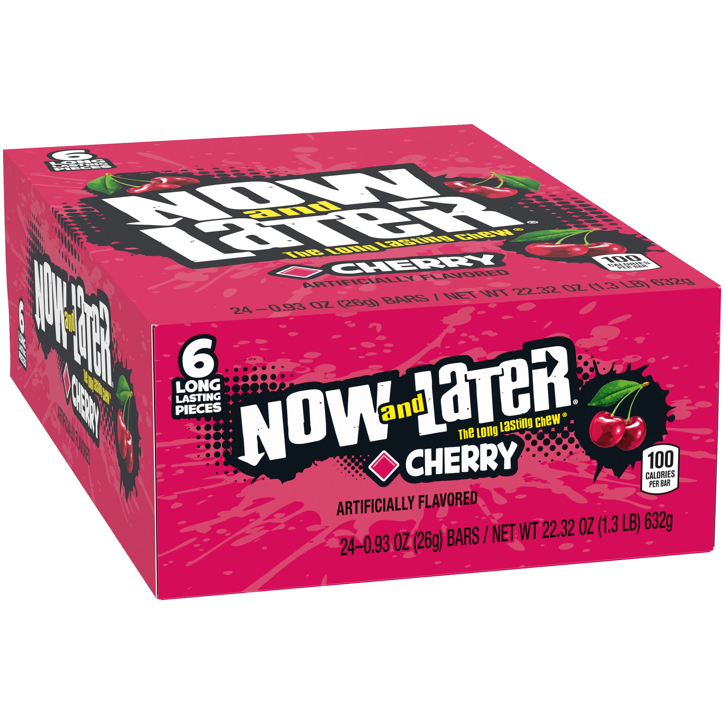 Now and Later Changemaker Cherry - 24/box – The Wholesale Candy Shop