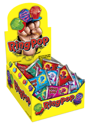 Ring Pop Flavored Toy Candy Rings in Bulk | 24 Rings per Box – The ...