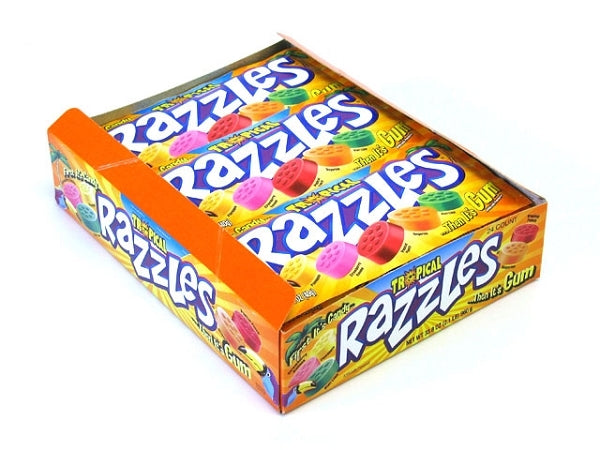 Razzles Tropical - 24/box – The Wholesale Candy Shop